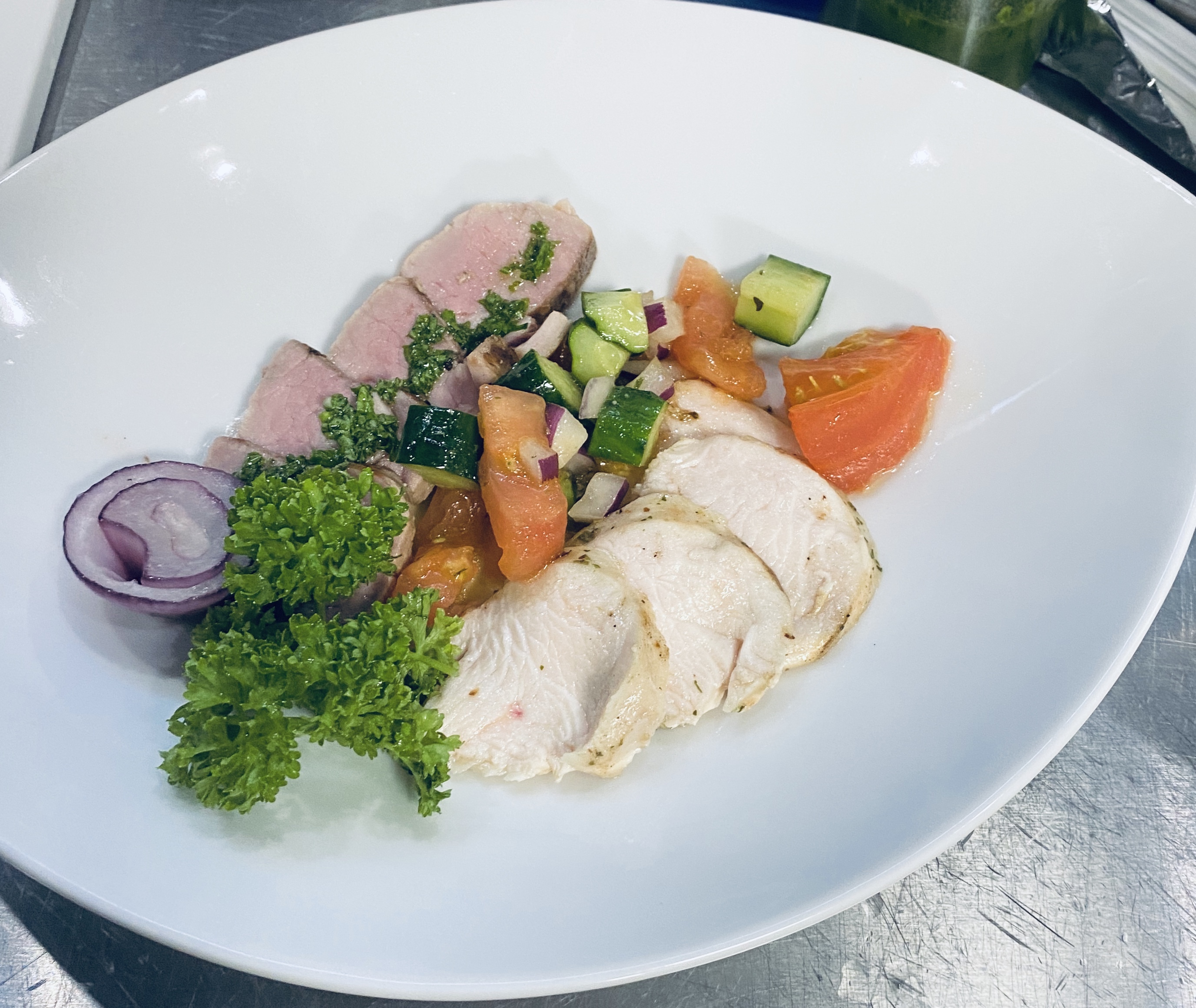 低温調理2種盛り hanawaシェフのレシピ | SHAREDINE